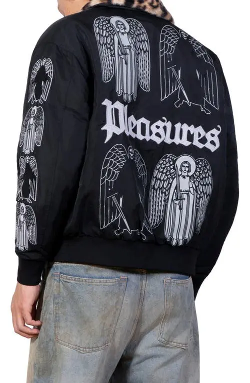 PLEASURES Angel Demon Embroidered Flight Jacket