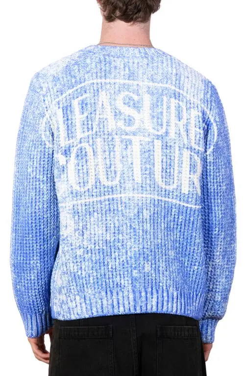 PLEASURES Acid Wash Oversized Sweater