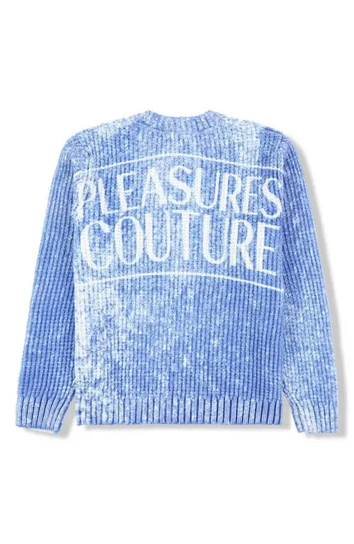 PLEASURES Acid Wash Oversized Sweater
