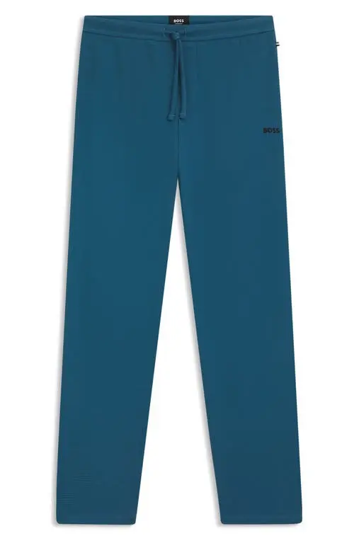 BOSS Waffle Knit Lounge Pants - Open Blue