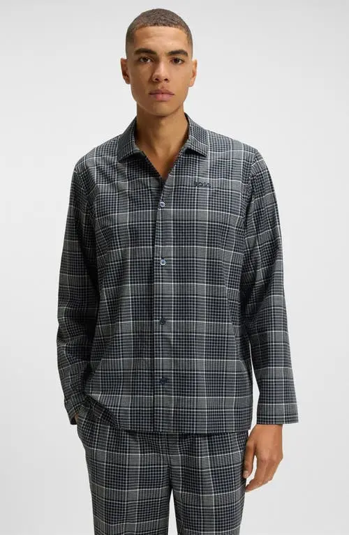 BOSS Chris Plaid Flannel Pajama Set