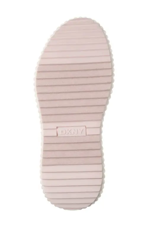 Dkny Lachele Platform Sneakers - Soft White/light Pink