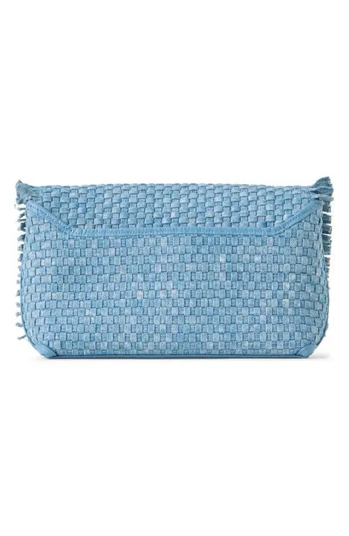 Akris Little Anouk Braided Denim Shoulder Bag