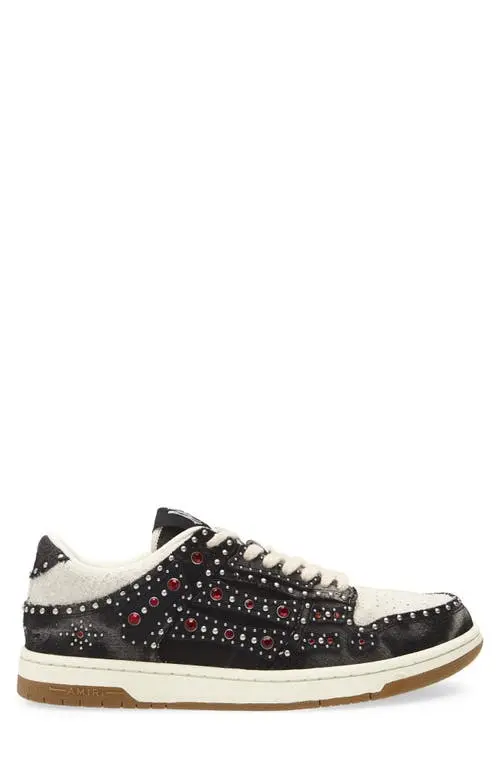 Amiri Studded Skeleton Low-top Sneakers - Black