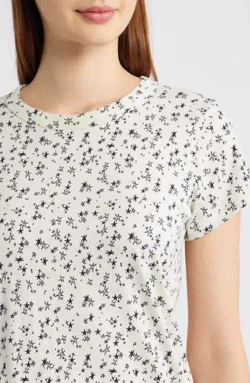 Rag & Bone All Over Stars T-shirt - Ivory Multi