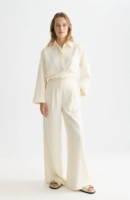 Scotch & Soda Eleni Jacquard Wide Leg Pants