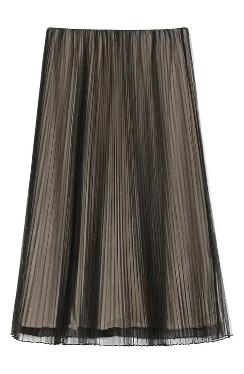 Max Mara Baby Pleated Maxi Skirt