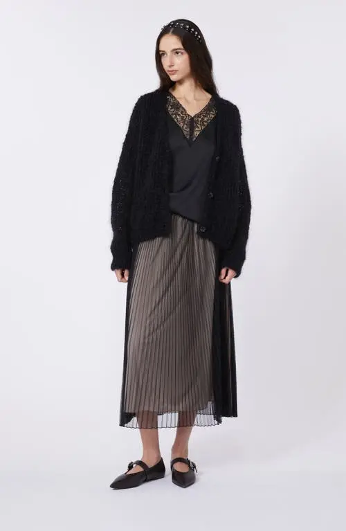 Max Mara Baby Pleated Maxi Skirt