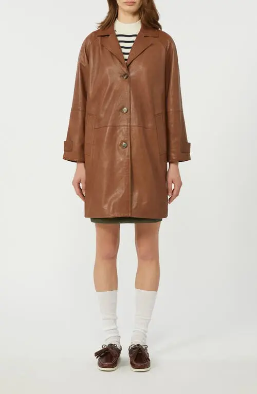 Max Mara Camino Leather Trench Coat