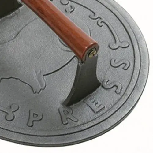 NORPRO Round Cast Iron Bacon, Steak, And Burger Press