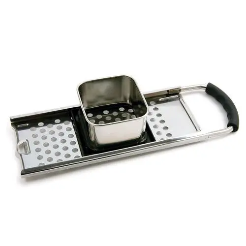 NORPRO Stainless Steel Spaetzle Maker With Non-slip Handle - Silver