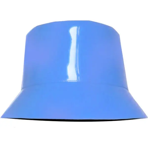 LASTELIER Smile Vinyl Bucket Hat - Light Blue