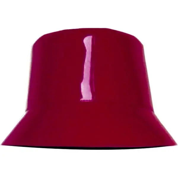 LASTELIER Smile Vinyl Bucket Hat - Plum