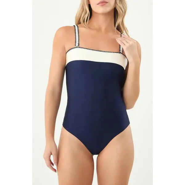 BOAMAR Abigal One-piece Swimsuit With Removable Straps - Blue