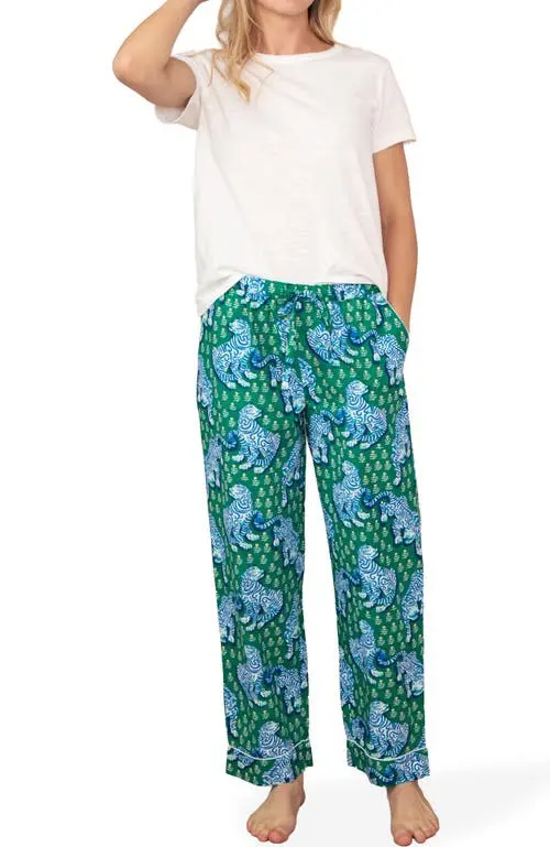 PRINTFRESH Pj Pants - Green Juice