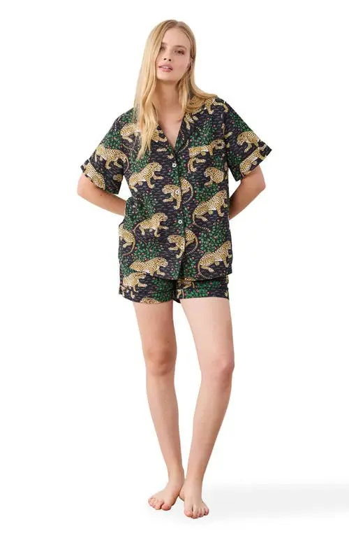 PRINTFRESH Short Pj Set - Ink