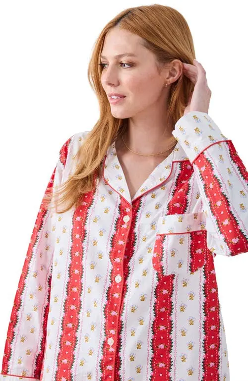 PRINTFRESH Long Pj Set - Cherry Cola