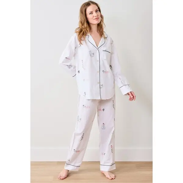 PRINTFRESH Long Pj Set - Cloud