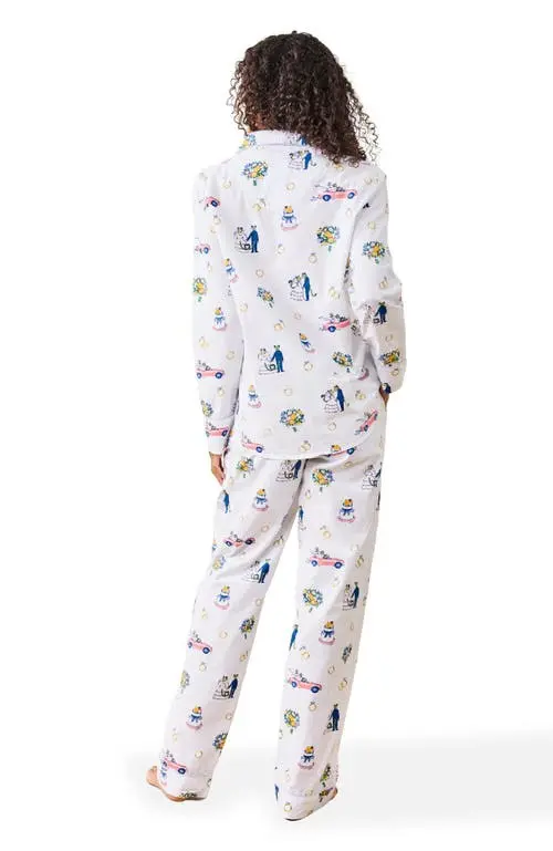 PRINTFRESH Long Pj Set - Cloud