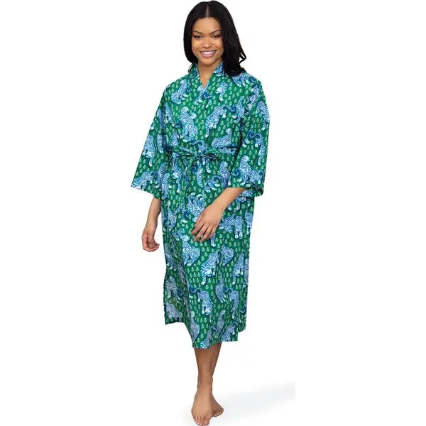 PRINTFRESH Robe - Green Juice