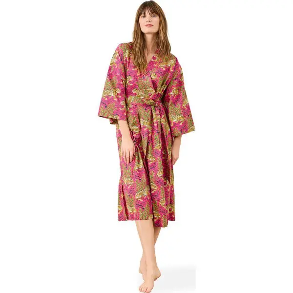 PRINTFRESH Robe - Hot Pink