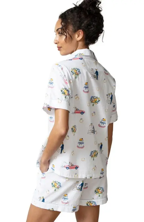 PRINTFRESH Short Pj Set - Cloud