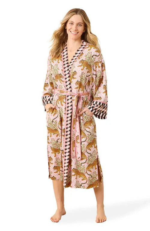 PRINTFRESH Eco Satin Robe - Blush
