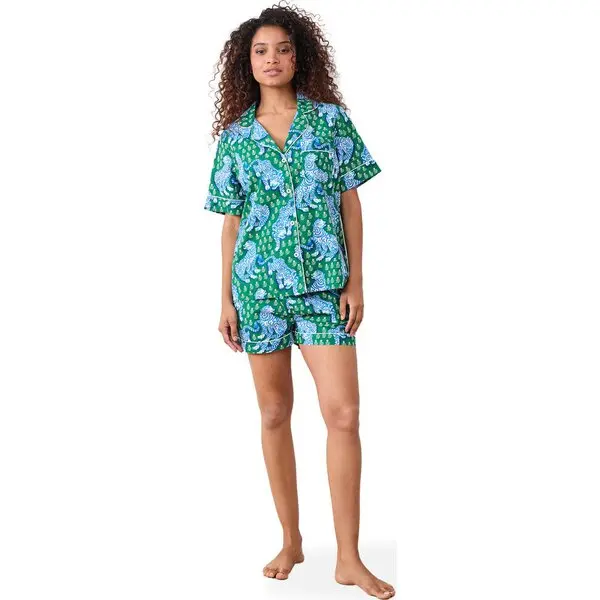 PRINTFRESH Short Pj Set - Green Juice