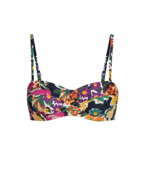 CHANGE OF SCENERY Nellie Underwire Balconette Bikini Top - Gardenia