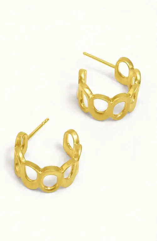 DEAN DAVIDSON Crosby Link Huggie Hoop Earrings