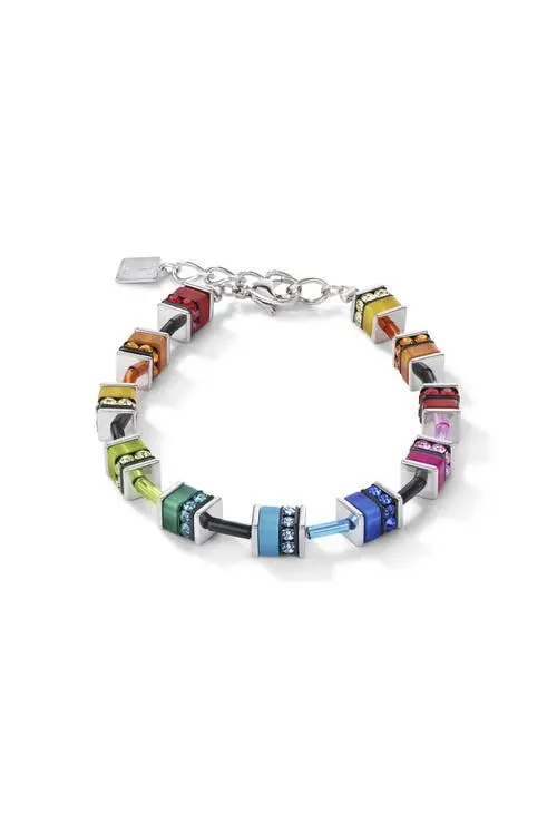 COEUR DE LION Geocube® Classic Polaris & Rhinestone Bracelet - Multicolor