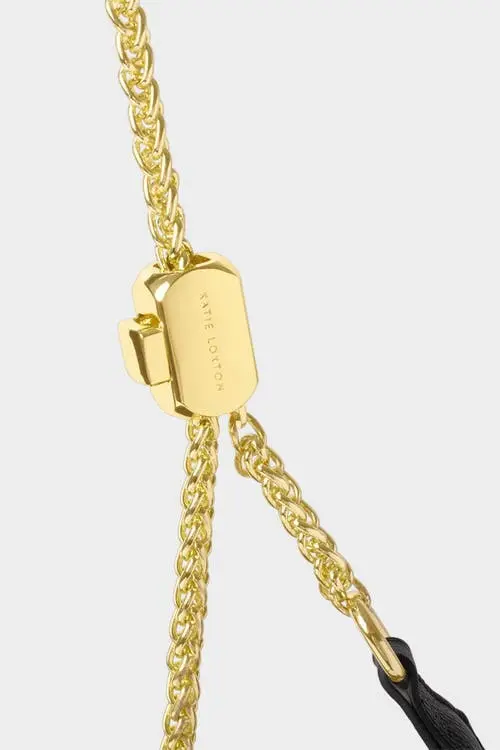 KATIE LOXTON Remi Slider Chain Shoulder Bag - Black