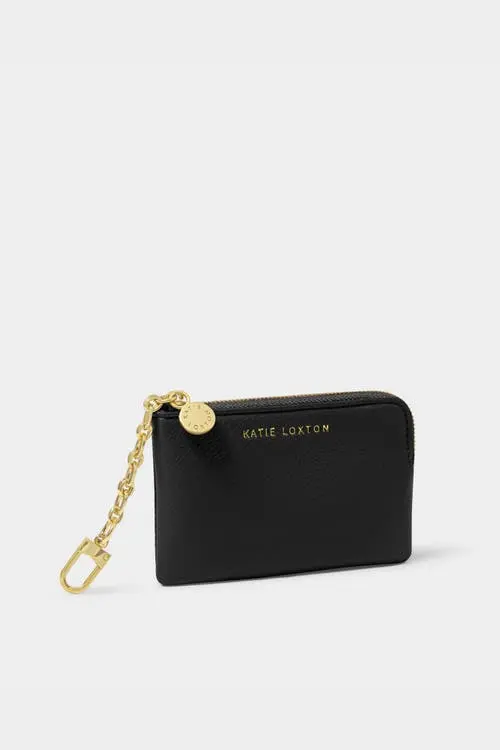 KATIE LOXTON Tilly Keychain Purse - Black