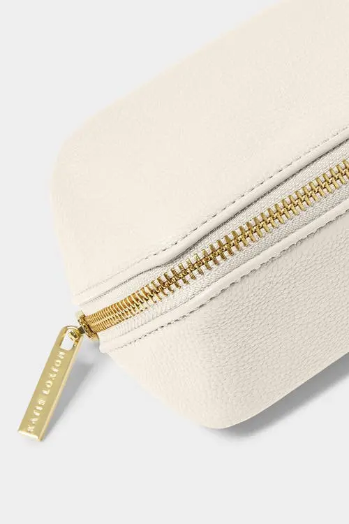 KATIE LOXTON Small Make Up And Toiletry Bag - Off-white