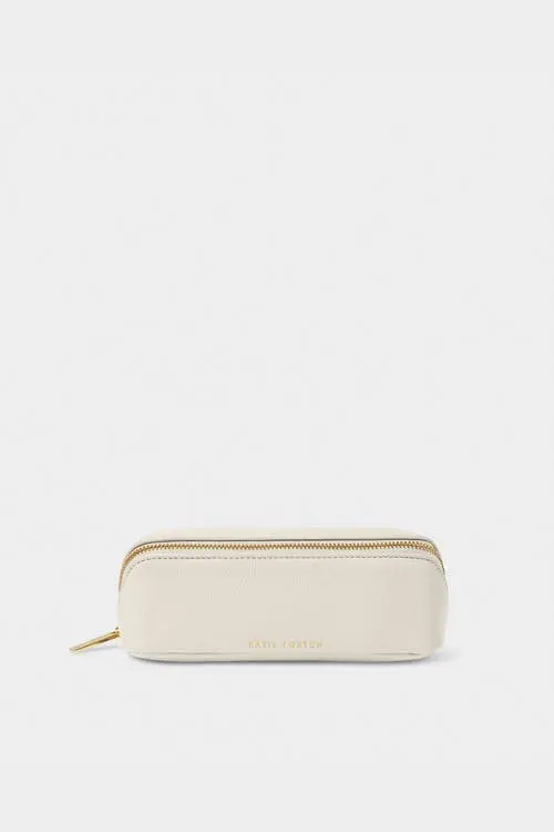 KATIE LOXTON Small Make Up And Toiletry Bag - Off-white