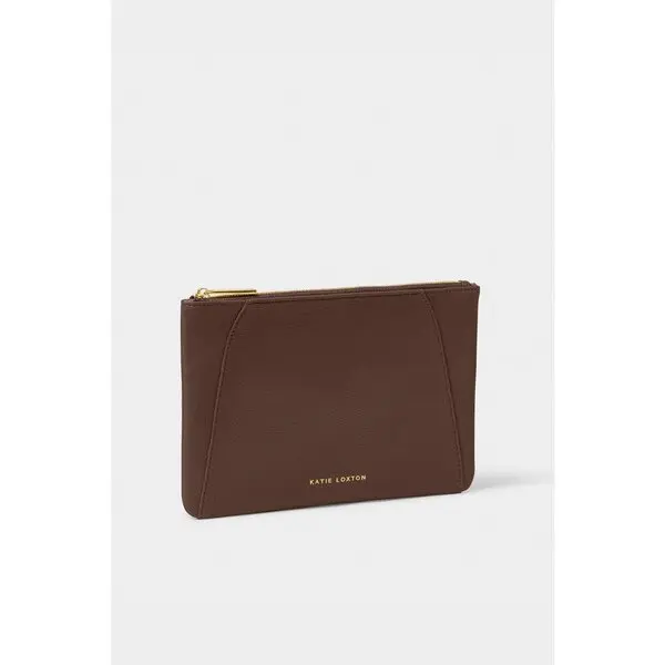 KATIE LOXTON Hana Pouch - Chocolate