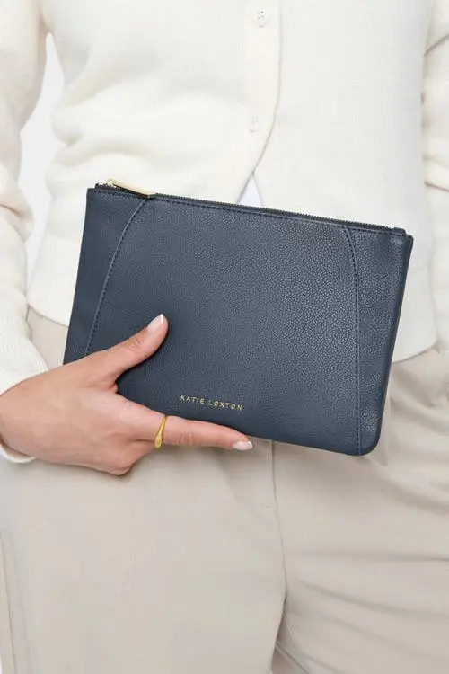 KATIE LOXTON Hana Pouch - Navy