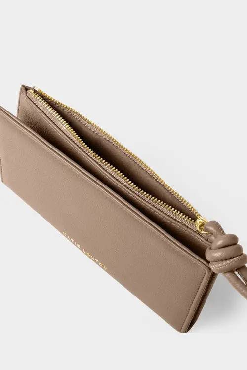 KATIE LOXTON Asha Fold-out Wristlet - Mocha