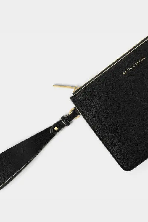 KATIE LOXTON Marni Wristlet Pouch - Black