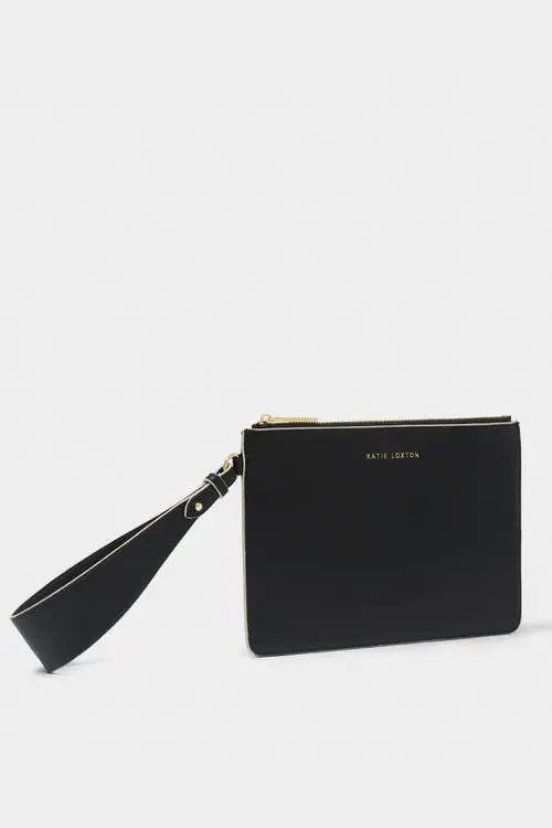 KATIE LOXTON Marni Wristlet Pouch - Black