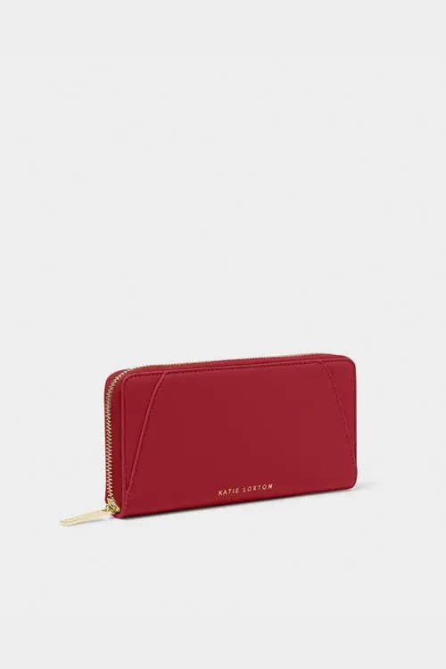 KATIE LOXTON Hana Wallet - Garnet Red