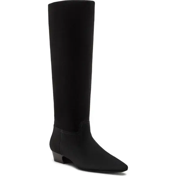 STUART WEITZMAN Knee-high Suede Boots - Black