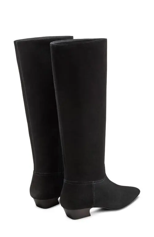 STUART WEITZMAN Knee-high Suede Boots - Black