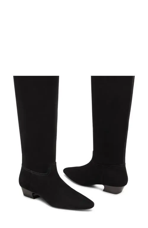 STUART WEITZMAN Knee-high Suede Boots - Black
