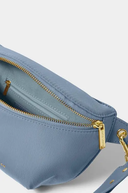 KATIE LOXTON Nylon-luxe Belt Bag - Blue Skye