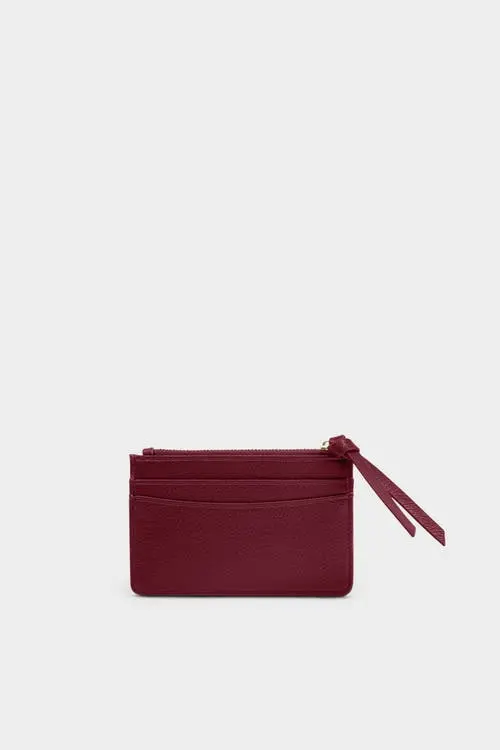 KATIE LOXTON Hallie Coin And Card Holder - Cherry