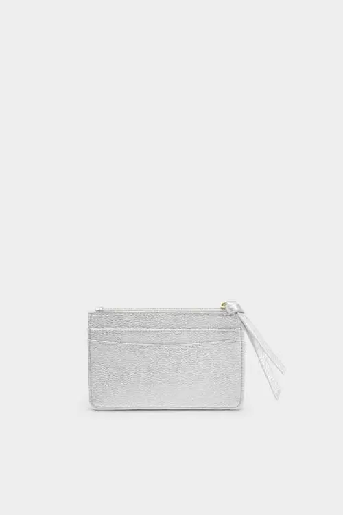 KATIE LOXTON Hallie Coin And Card Holder - Silver