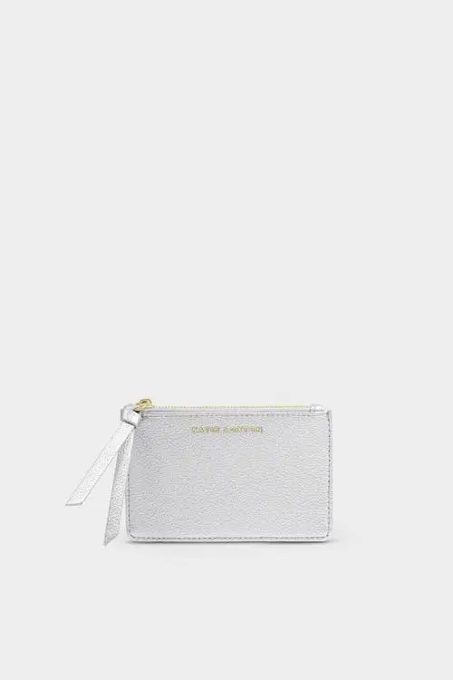 KATIE LOXTON Hallie Coin And Card Holder - Silver