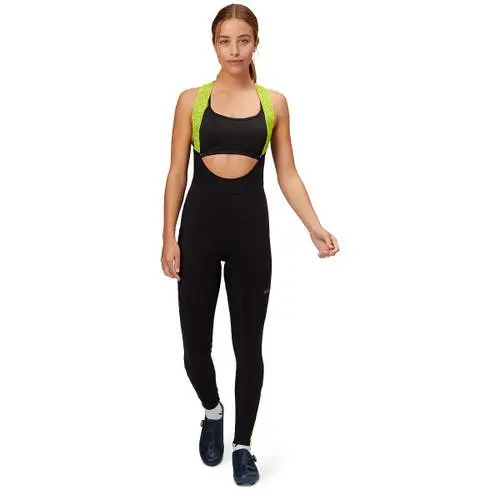 GOREWEAR Progress Thermo Bib Tights - Black/neon Yellow
