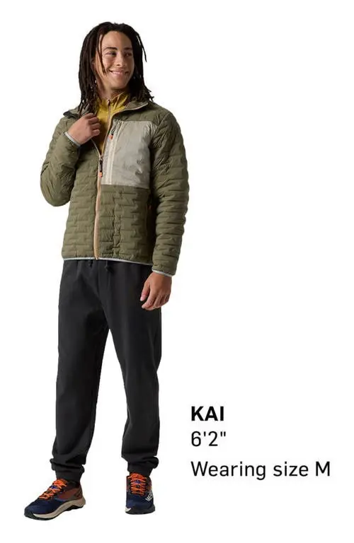 BACKCOUNTRY Peale Primaloft Stitch-free Baffle Stretch Jacket - Kalamata